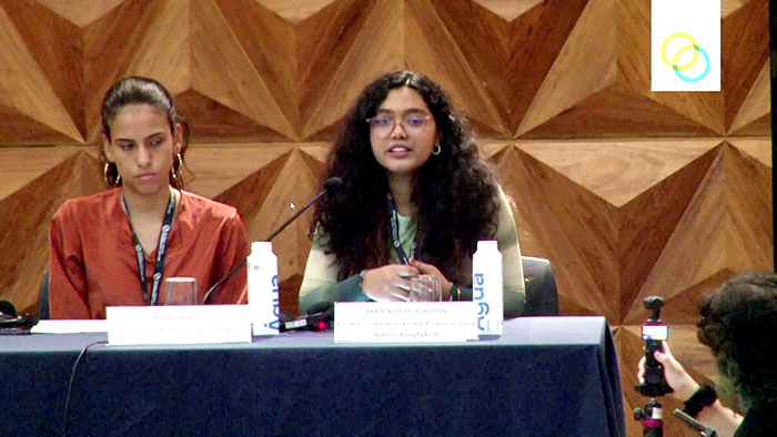 Speech by Afra Nawar Rahman from Bangladesh at Global Youth Climate ...